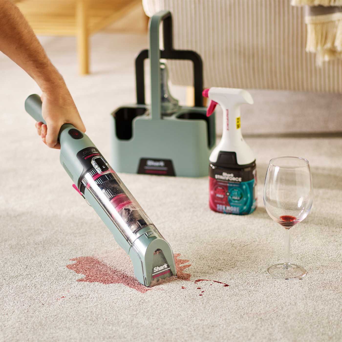 Shark StainForce Cordless Stain-Destroying Spot Cleaner HX100UKCP - Carpet Spot Cleaners