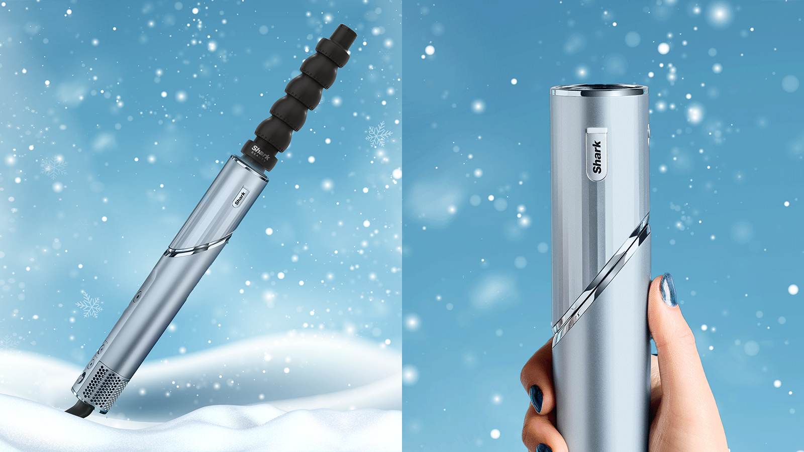 Shark FlexStyle Air Styler & Hair Dryer - Limited Edition Glacial Blue ...