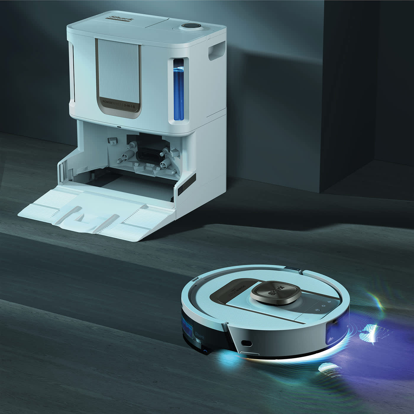 Shark ThermaCharged PowerDetect Wet & Dry Robot Vacuum AV2920XEUKWH + Additional Accessories ...