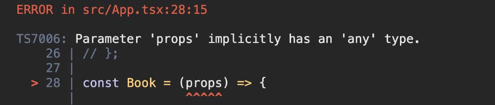Solved Binding Element X Implicitly Has An Any Type In Typescript