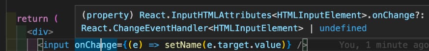 How To Find The Type Of An Event In Reactjs Using Typescript