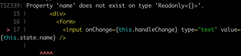 Solved Property X Does Not Exist On Type Readonly In React