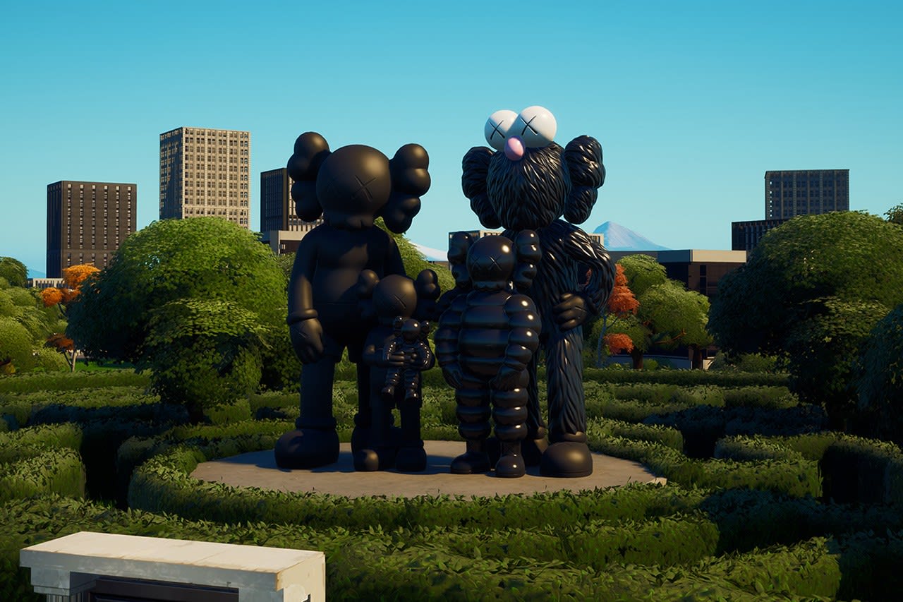 See the Latest KAWS Exhibition in Fortnite Right Now | Shelflife