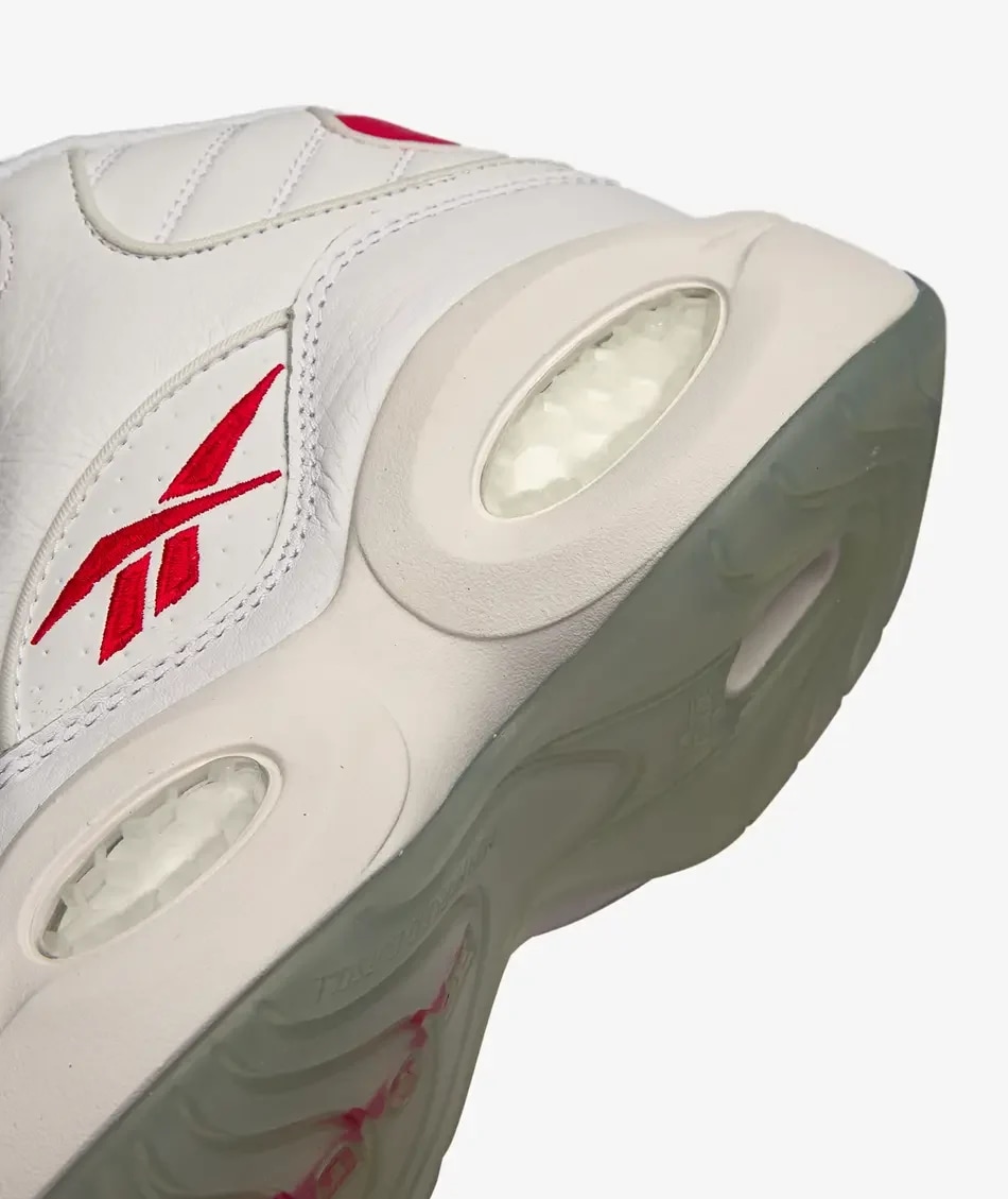 Reebok Question Mid - White/Red | Shelflife
