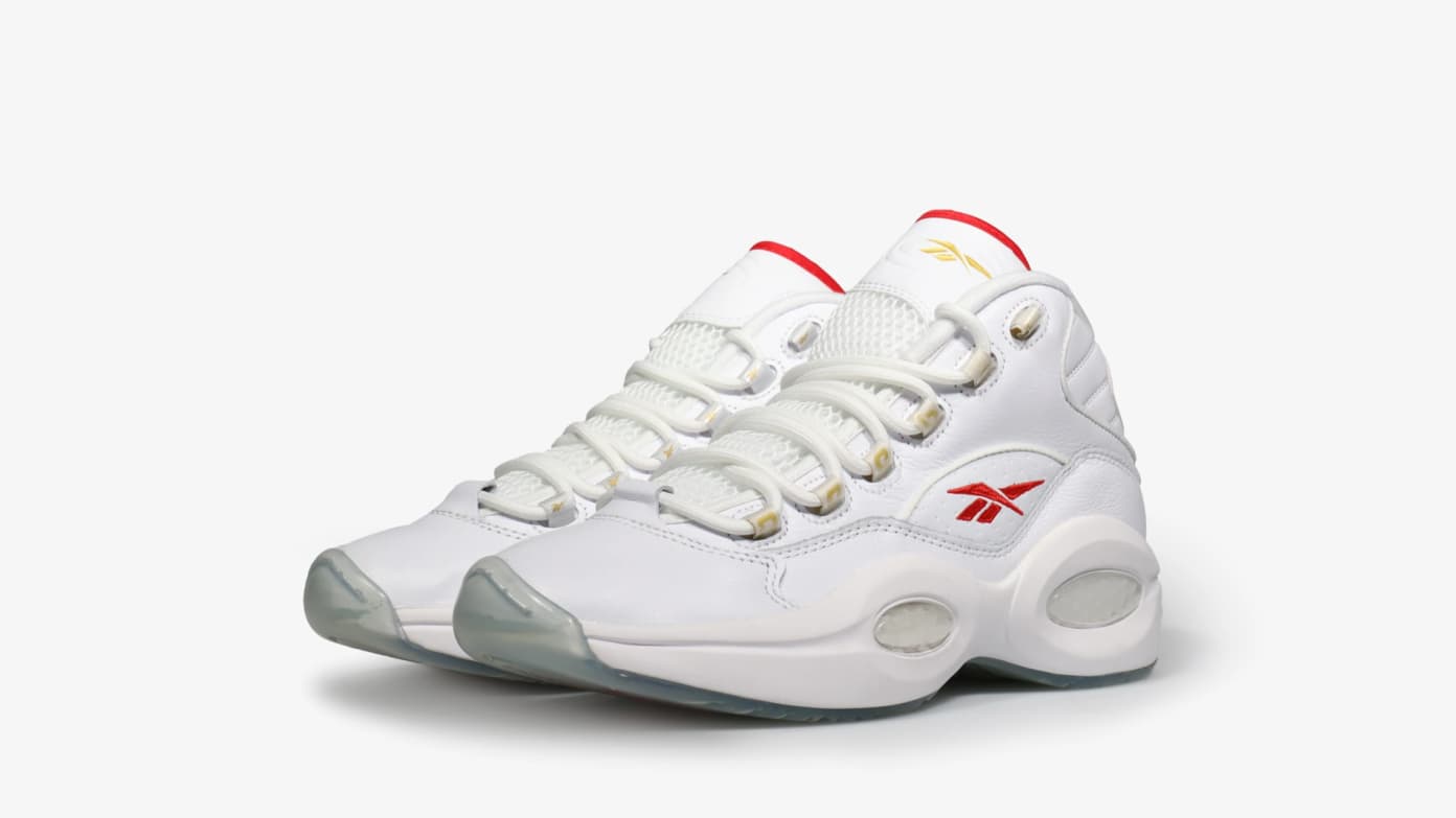 Reebok Question Mid - White/Red | Shelflife