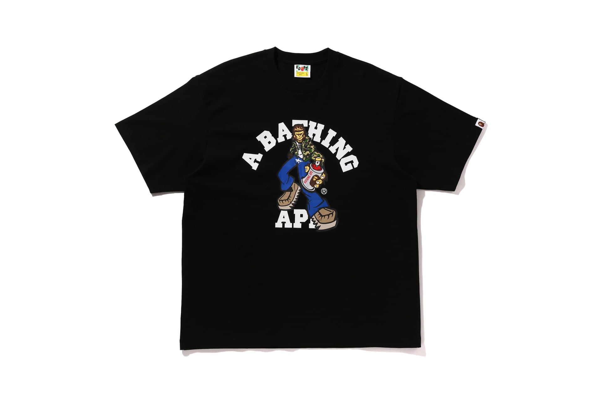 BAPE Graffiti Character College Relaxed Fit Tee | Shelflife