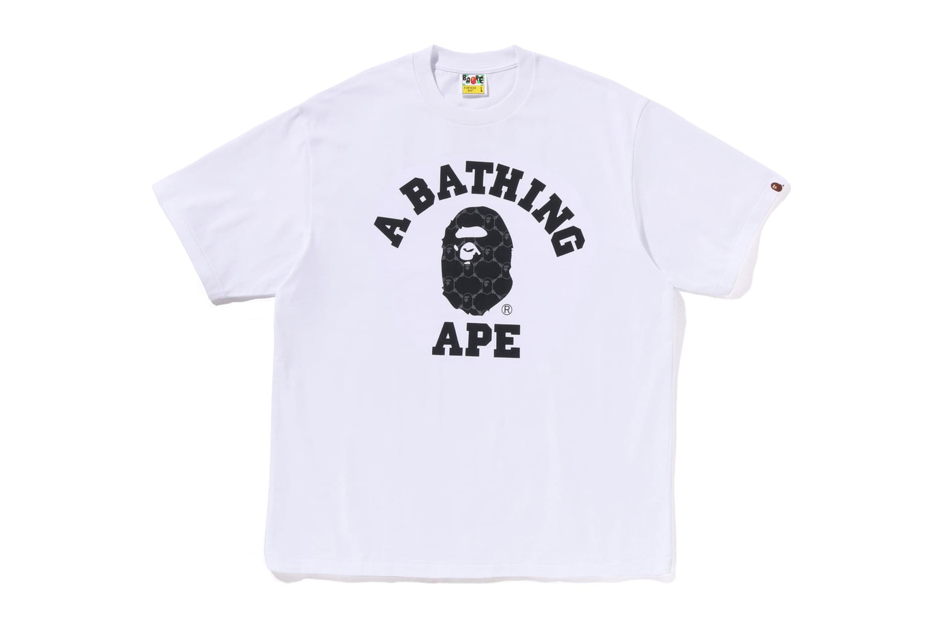 Bape College Monogram College Relaxed Fit Tee | Shelflife