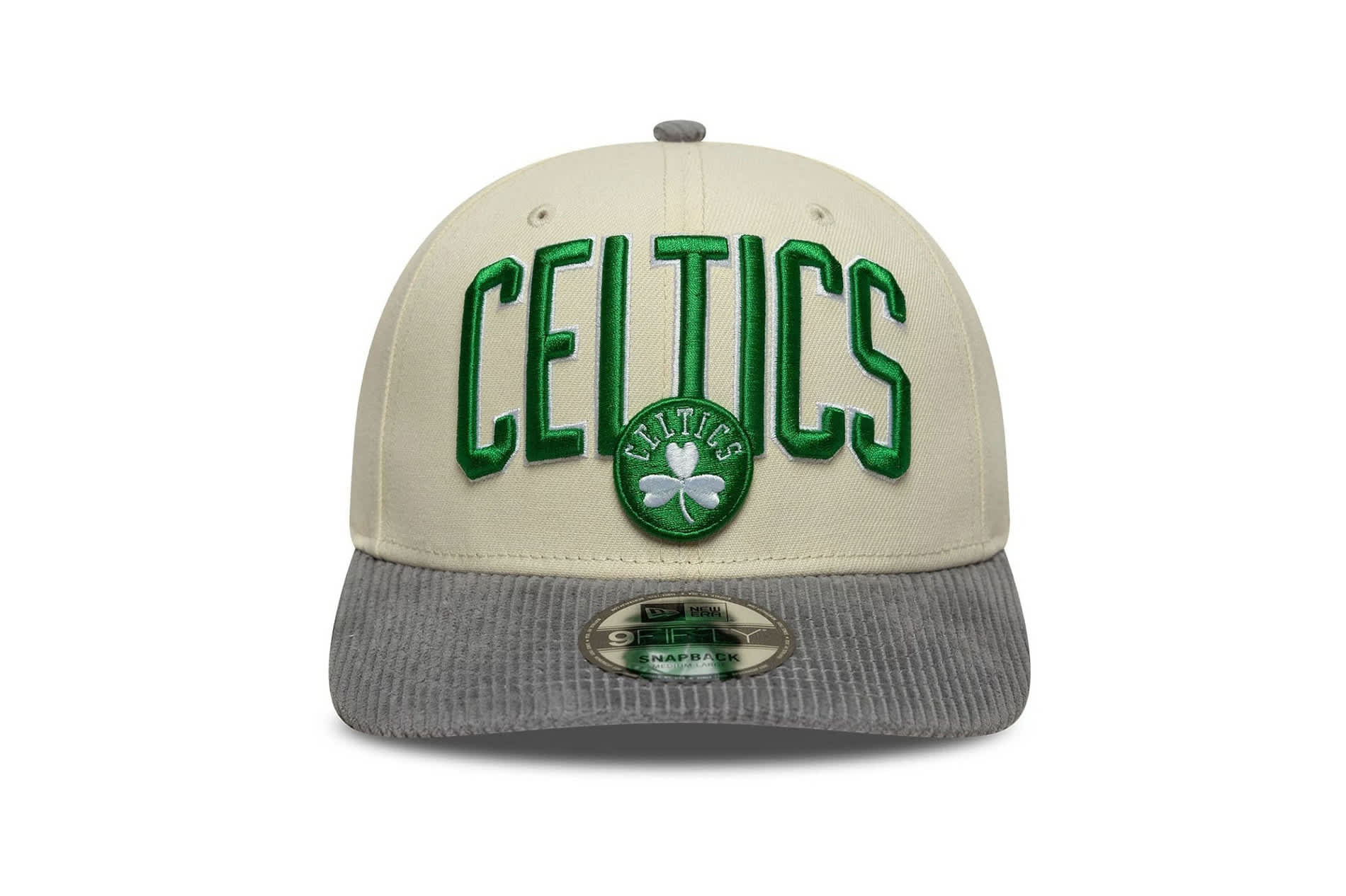 New Era Boston Celtics NBA Cord Visor 9FIFTY Snapback Adjustable Cap ...