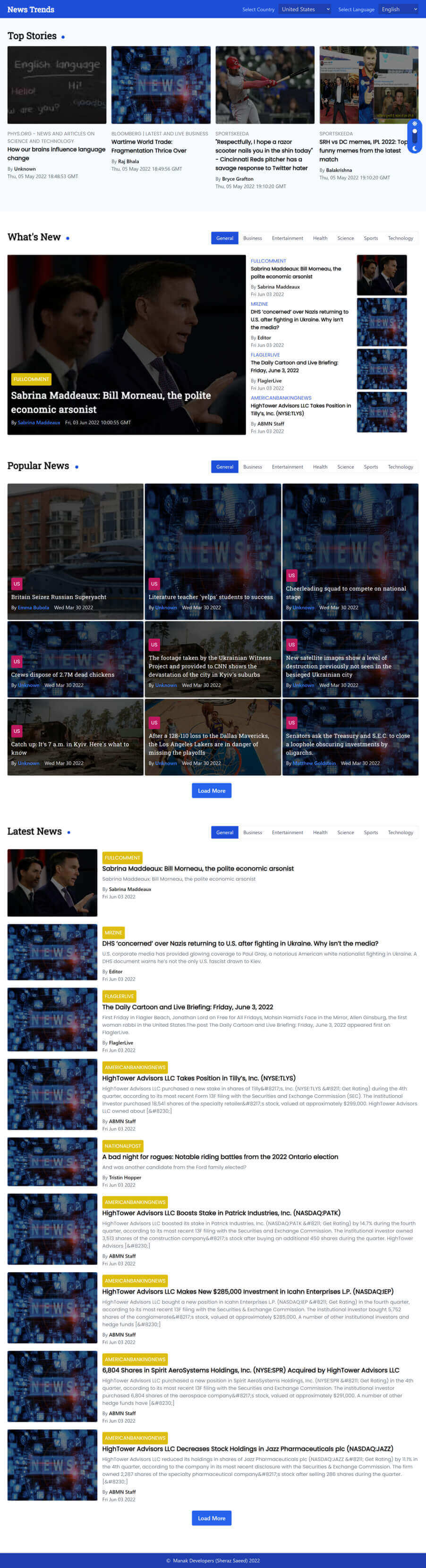 GitHub - Sherri-Dev/newstrends