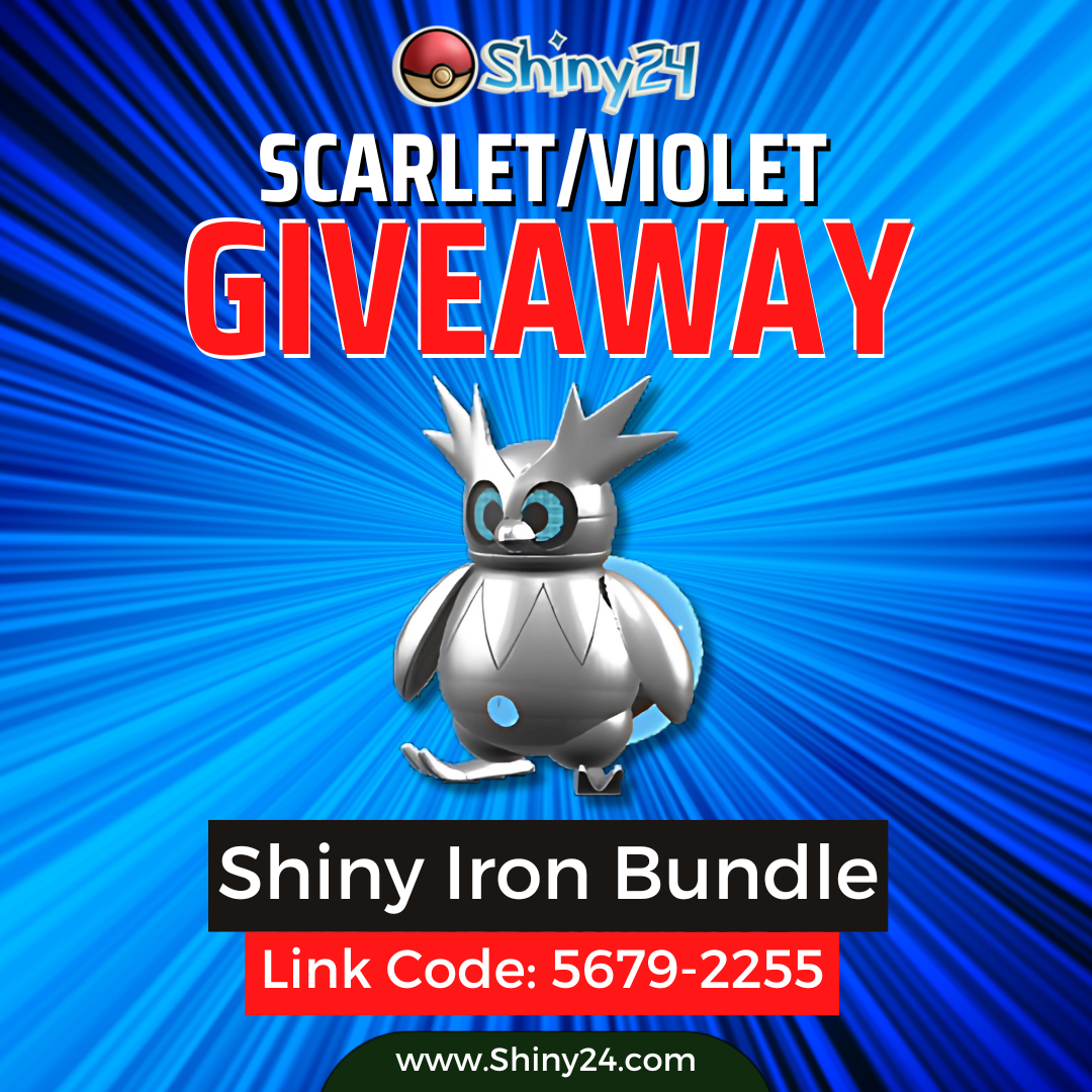 Shiny24 | Pokemon Scarlet & Violet Shiny Iron Bundle Giveaway