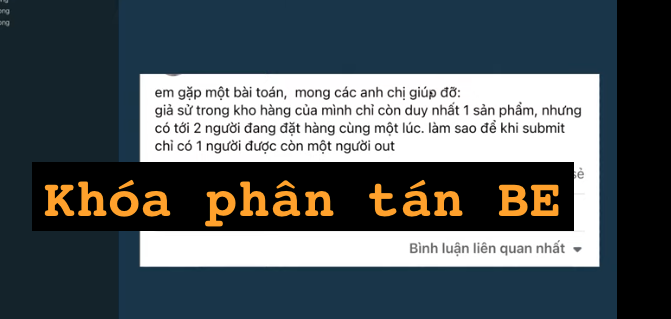 Nói về khóa phân tán với hai levels lập trình backend