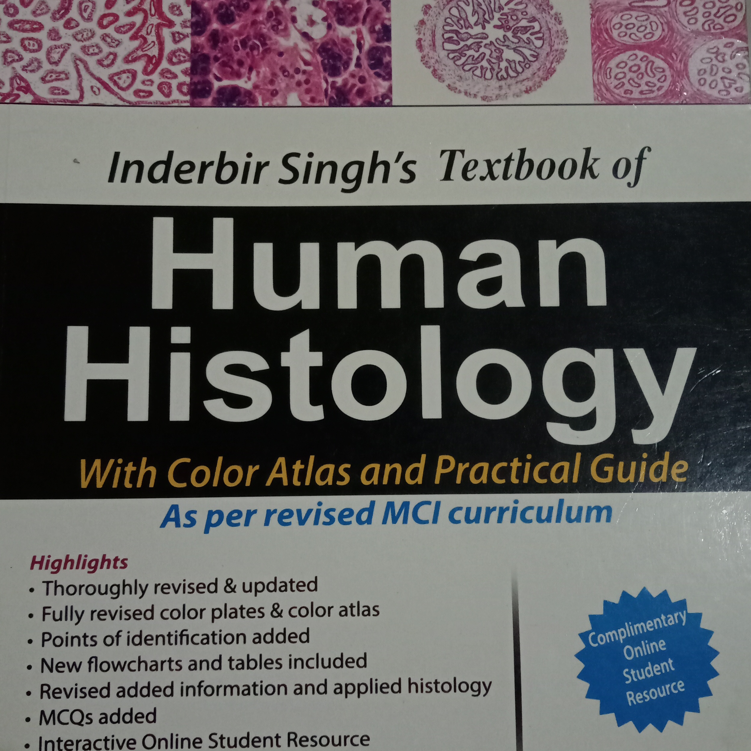 Inderbir Singh's Textbook Of Human Histology Deals Online | brunofuga ...