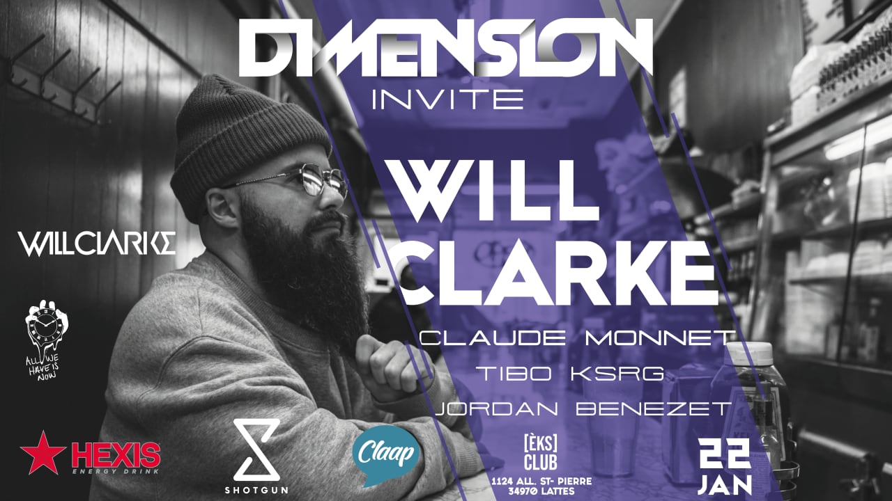 🎫 DIMENSION - First edition - WILL CLARKE | Shotgun Tickets