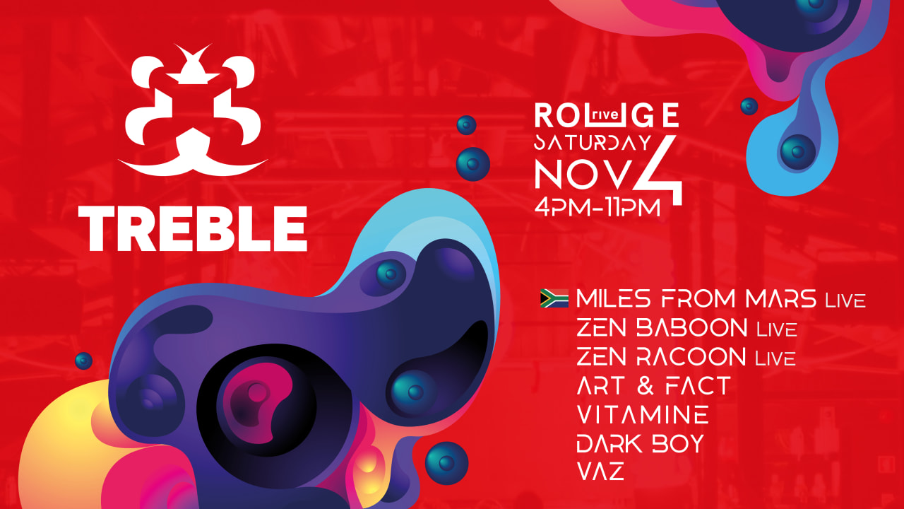 Treble @ Rive Rouge, Lisboa - Bilhetes Shotgun