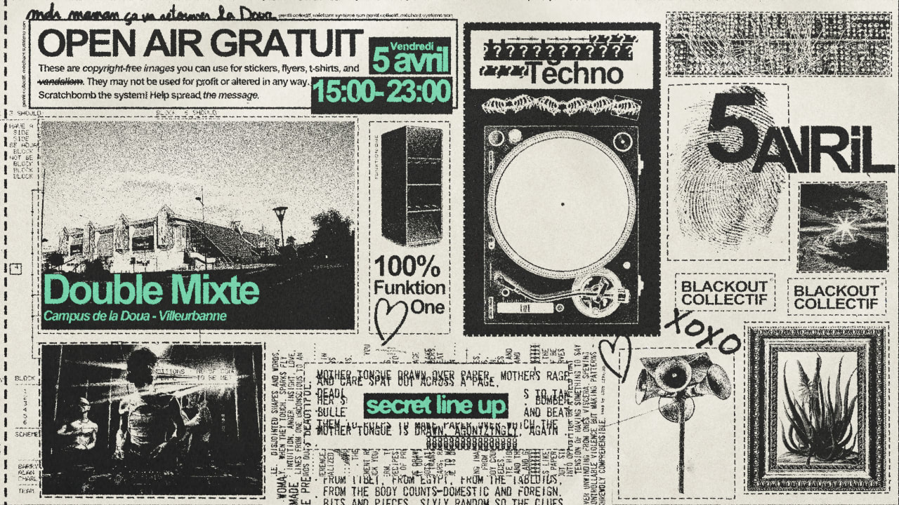 OPEN AIR - DOUBLE MIXTE, Villeurbanne · Billets Shotgun