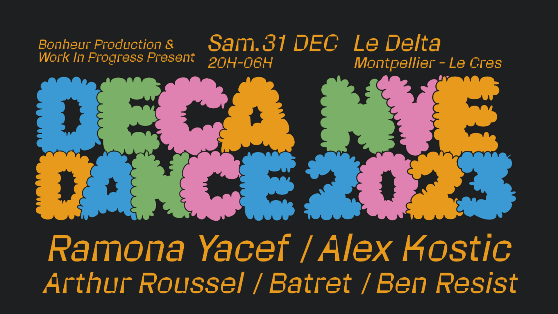 🎫 NYE 2023 - Deca Dance : Ramona Yacef, Alex Kostic & .... | Shotgun ...