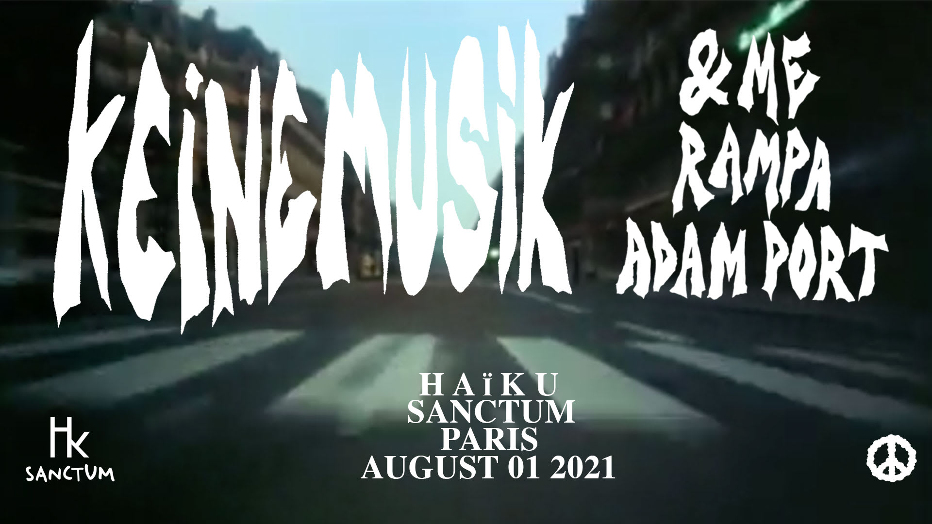 🎫 KEINEMUSIK (Adam Port, Rampa, &ME) | Ingressos Shotgun