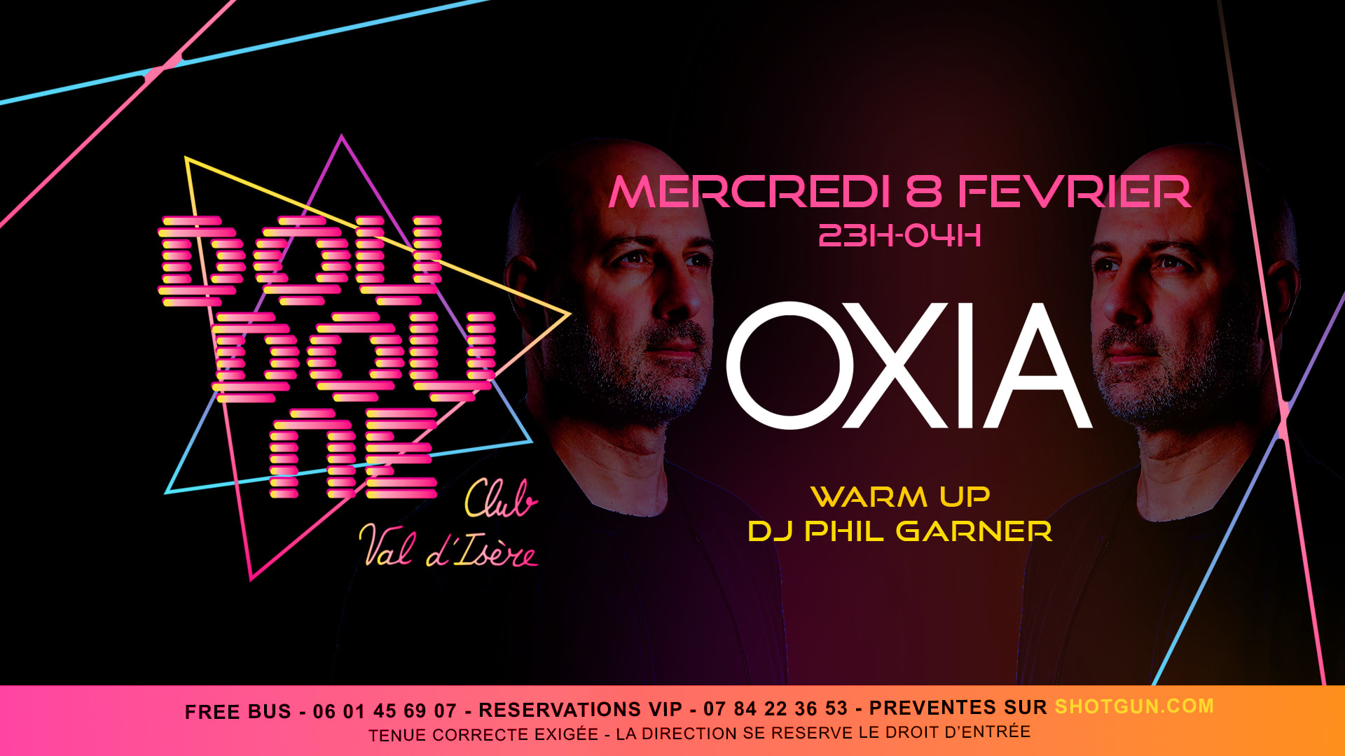 🎫 OXIA @DOUDOUNE CLUB | Shotgun Tickets