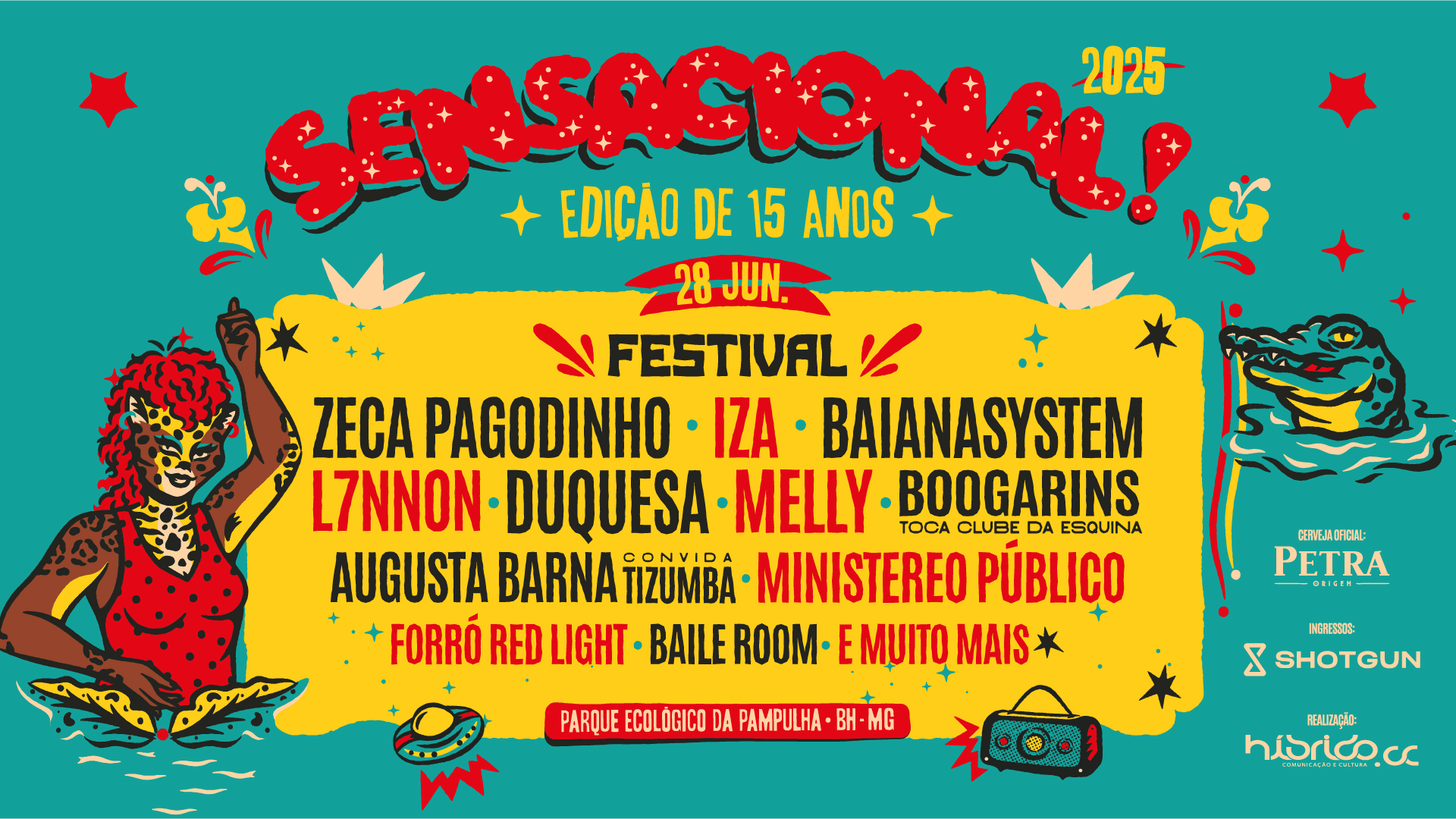 Festival Sensacional! 2025, Belo Horizonte · Ingressos Shotgun