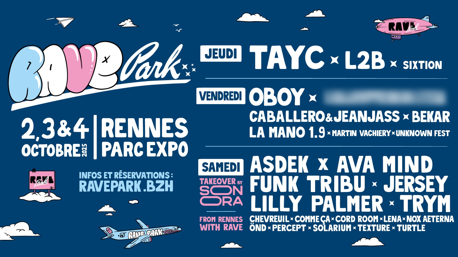 Rave Park 2025, Bruz · Billets Shotgun