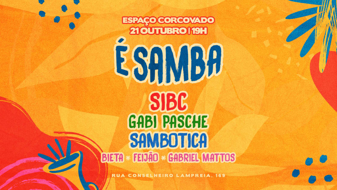 É Samba: SIBC, Gabi Pasc…, Rio de Janeiro · Ingressos Shotgun