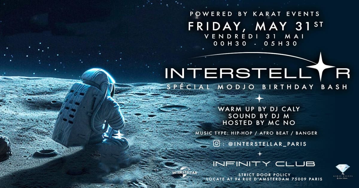 INTERSTELLAR, décollage …, Paris · Shotgun Tickets