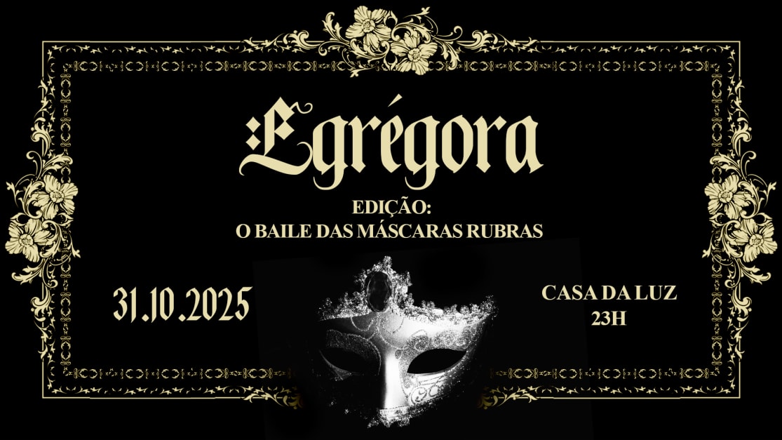 Egrégora - Baile Das Máscaras Rubras, São Paulo · Ingressos Shotgun