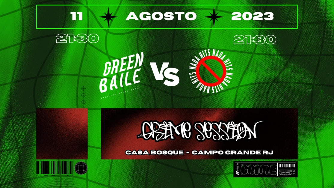 Green Baile: Grime Session, Rio De Janeiro · Ingressos Shotgun