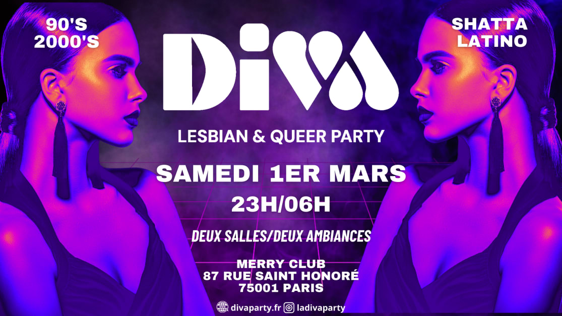 Diva / Lesbian & Queer Party, Paris · Billets Shotgun