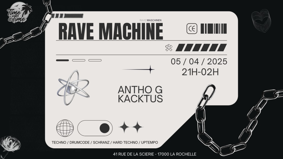 Rave Machine Avril 2025, La Rochelle · Shotgun Tickets