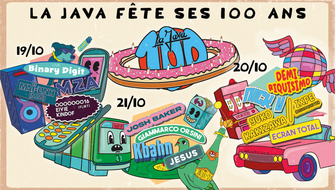 La Java Fête Ses 100 Ans : Demi Riquísimo, Nick V & More, Paris ...