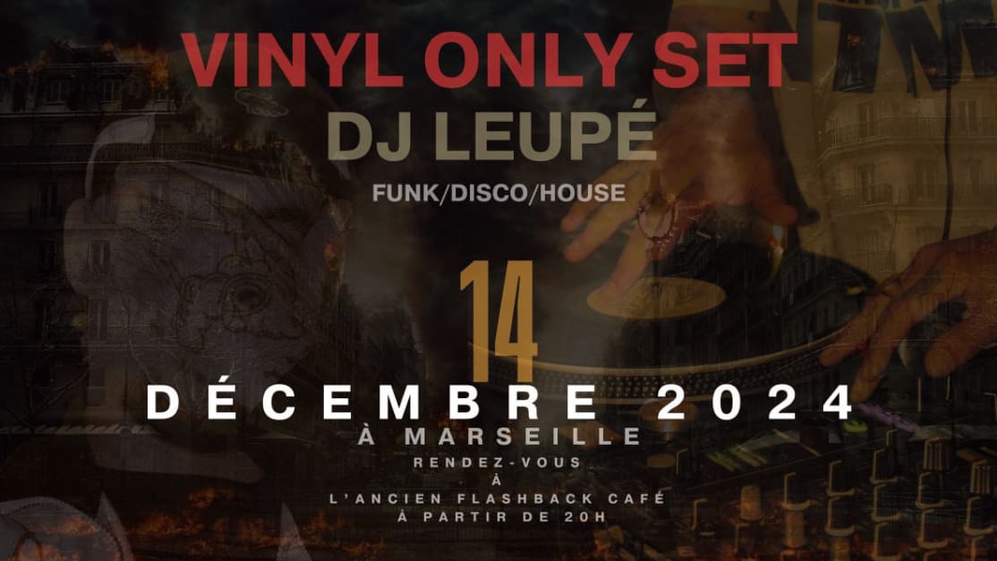 Flashback Café X Leupé, Marseille · Shotgun Tickets