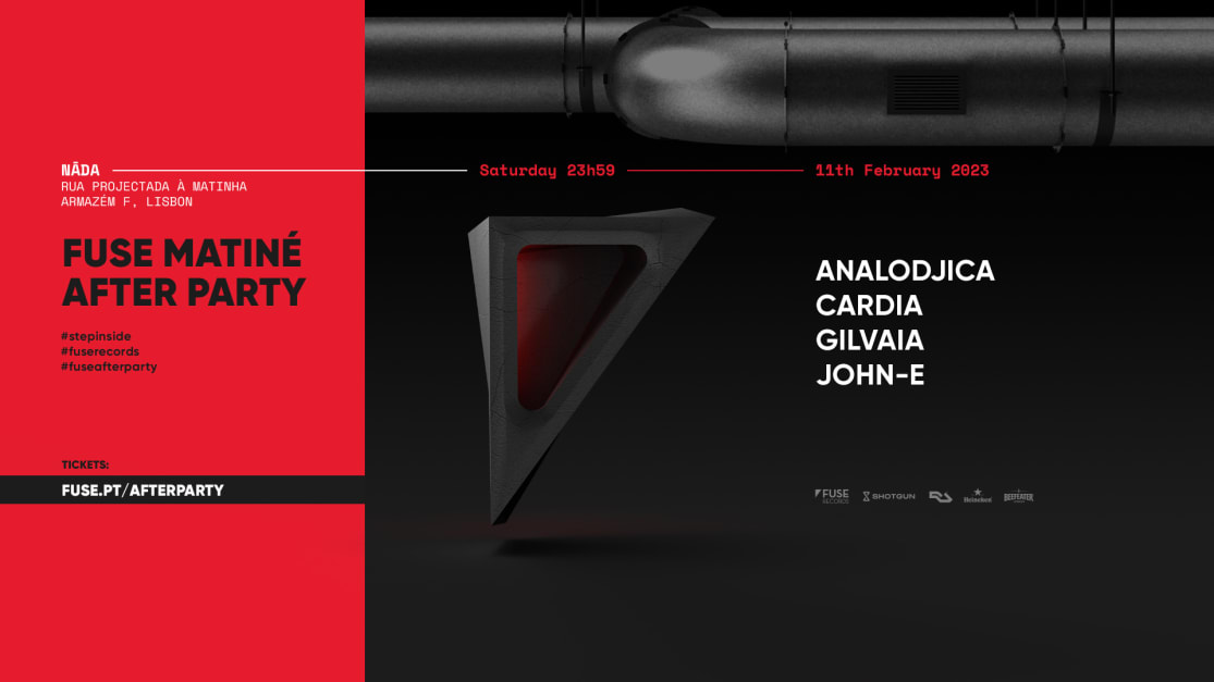 Fuse Matiné: After Party, Lisboa · Shotgun Tickets