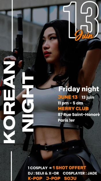 Korean Night Paris, Paris · Billets Shotgun