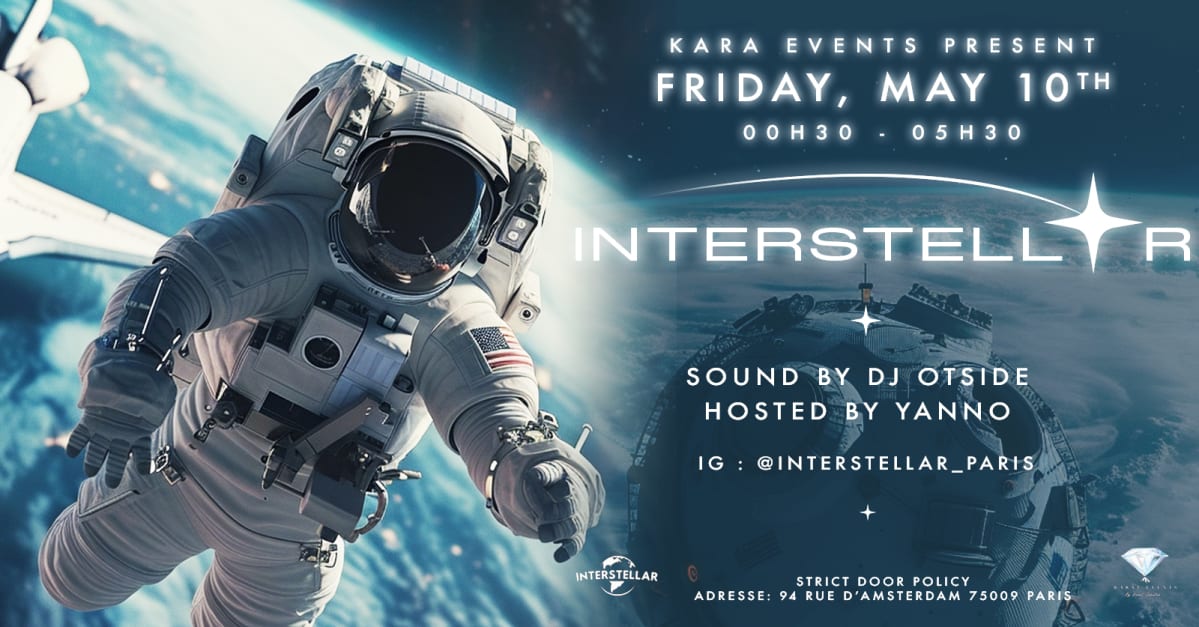 Interstellar, Your Friday Trip 🛸, Paris · Shotgun Tickets