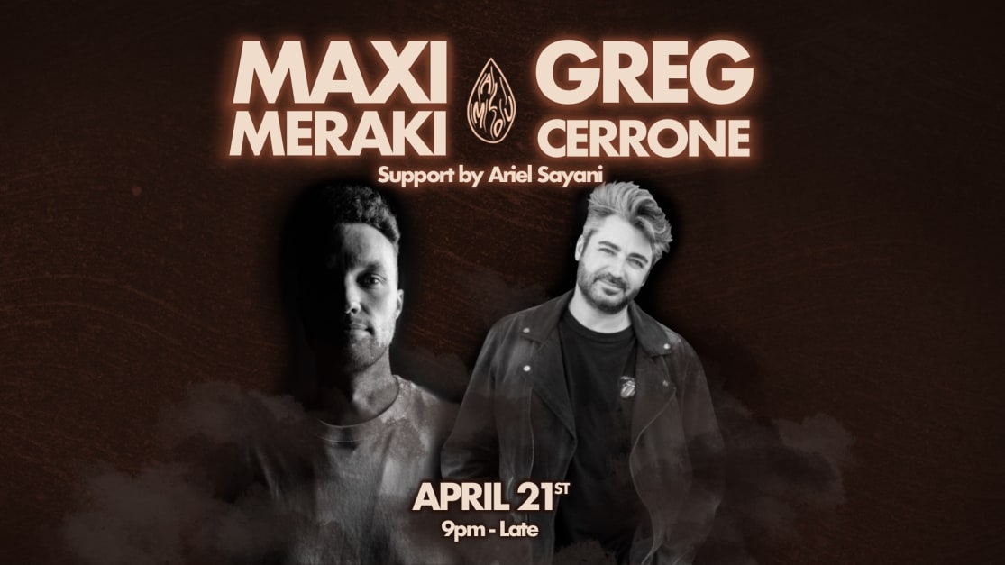 Amlou Presents Maxi Meraki And Greg Cerrone., Los Angeles · Shotgun Tickets