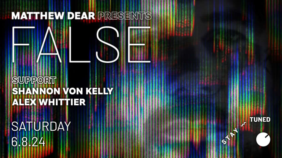 Matthew Dear Presents False, Denver · Shotgun Tickets