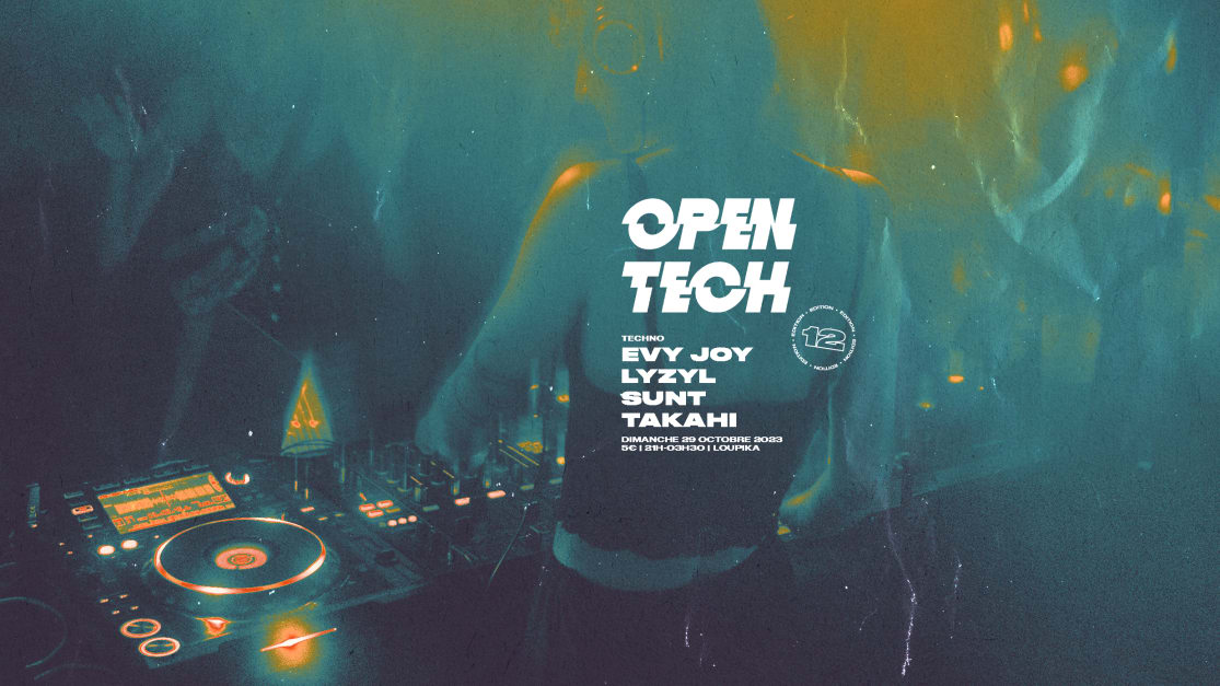 Open Tech #12, Lyon · Billets Shotgun