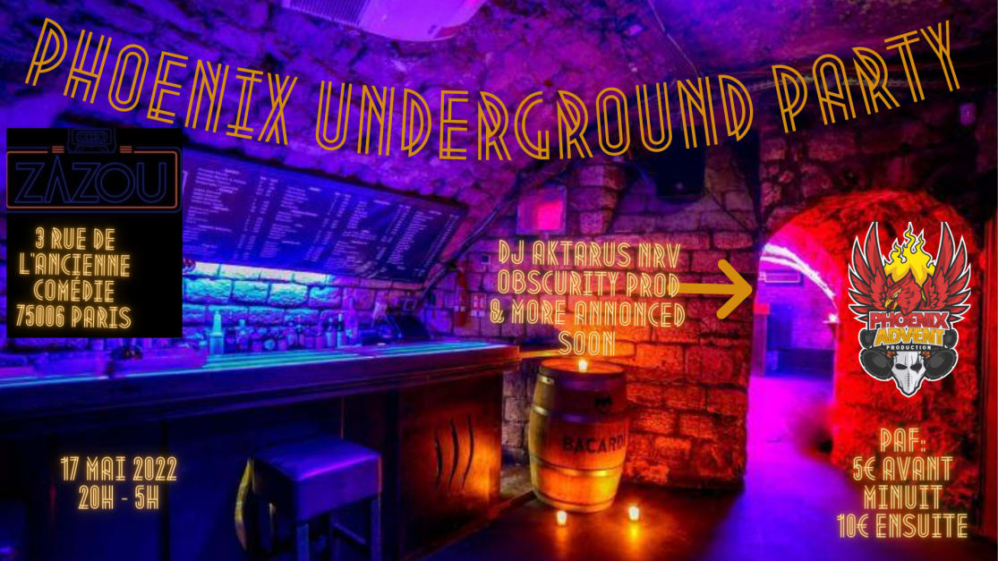 Phoenix Underground Party, Paris · Shotgun Tickets