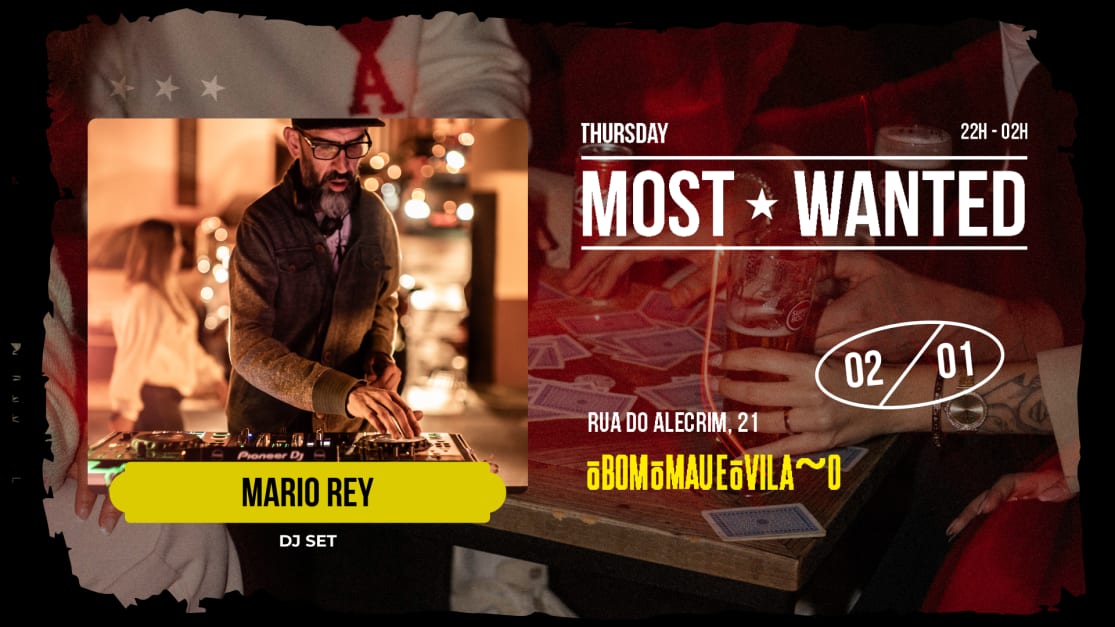 Most Wanted Com Mario Rey, Lisboa · Shotgun Tickets