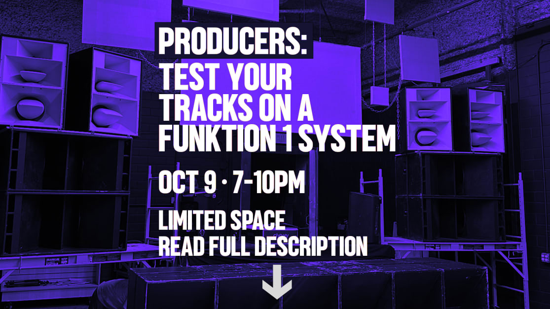 Funktion-1 Producer Track Test (Read Full Description), Denver ...