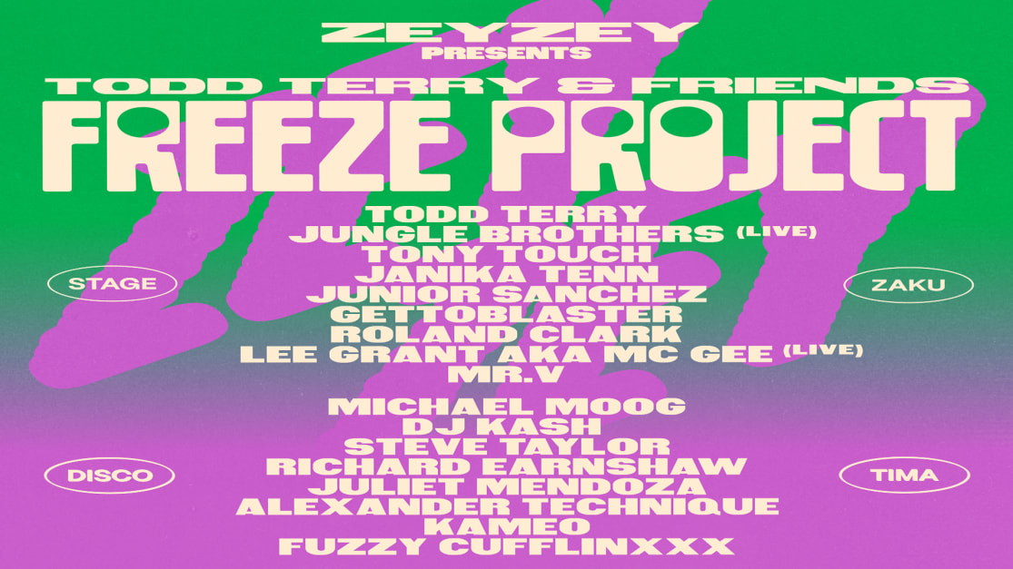 Zeyzey Presents: Todd Terry And Friends Freeze Project, Miami · Shotgun ...