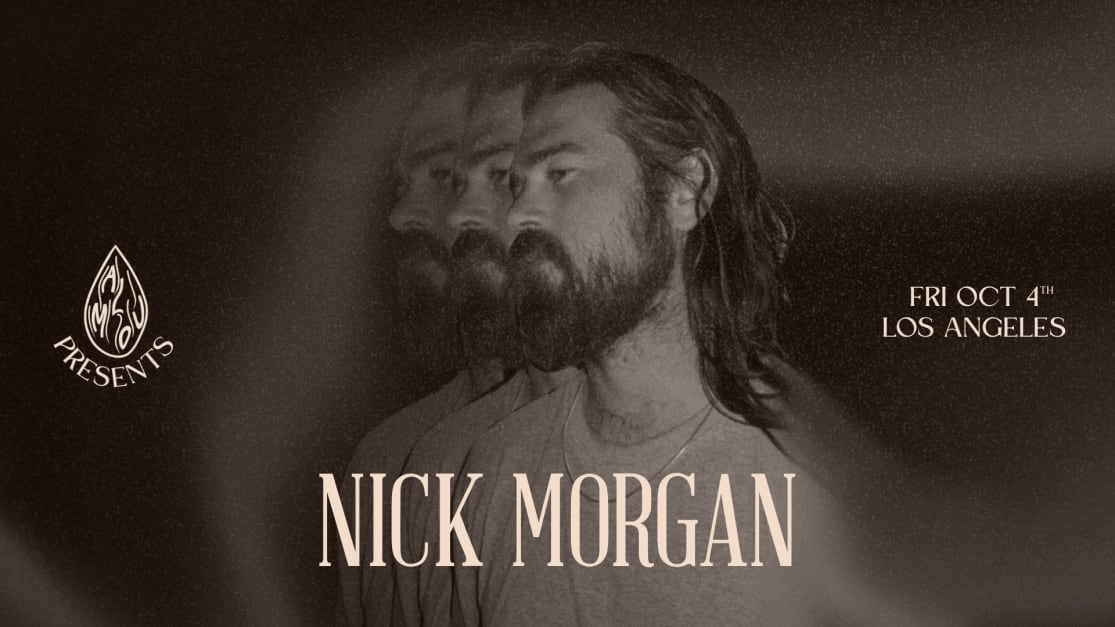 Amlou Presents Nick Morgan, Los Angeles · Shotgun Tickets