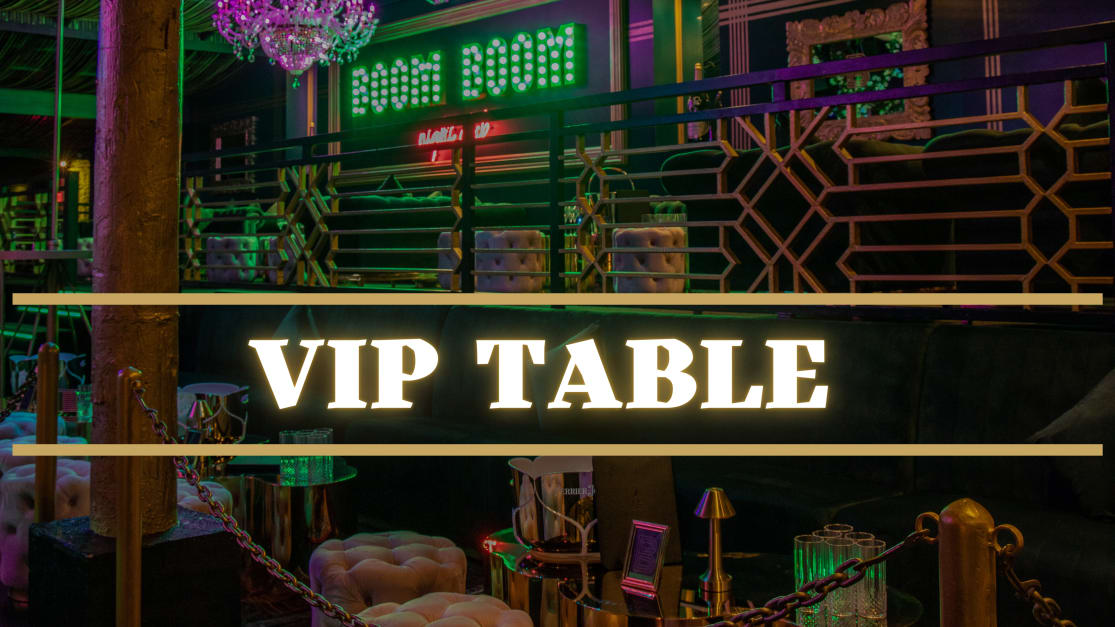 Vip Table Boom Boom Night Club, Saint Martin · Shotgun Tickets