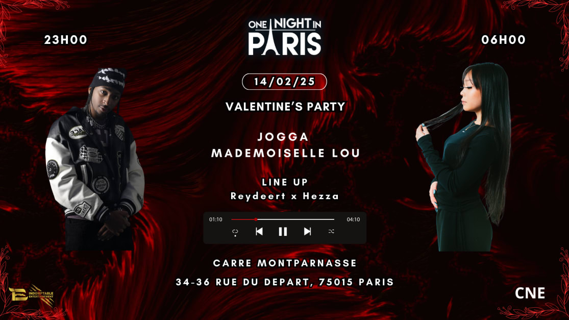 Onip - Valentine's Day Showcase Mademoiselle Lou X Jogga, Paris · Billets Shotgun