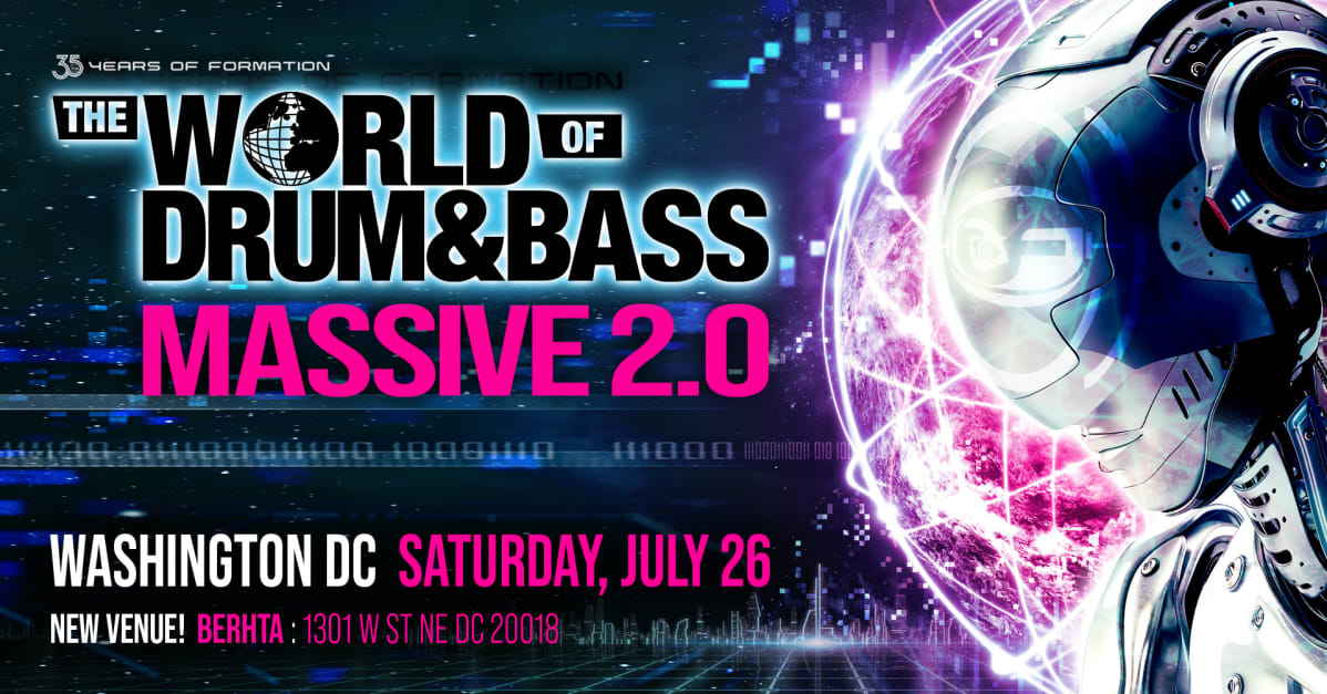 World Of Drum & Bass Massive DC 2.0 At Berhta, Washington · Shotgun Tickets