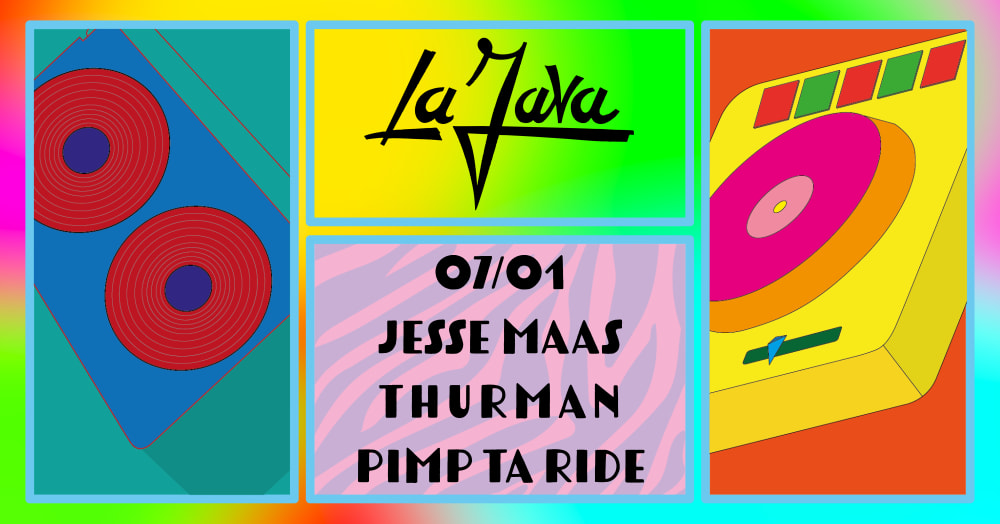 La Java : Jesse Maas / Thurman / Pimp Ta Ride , Paris · Shotgun Tickets
