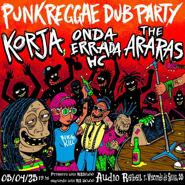Punk Reggae Dub Party Na Audio Rebel!, Rio De Janeiro · Ingressos Shotgun