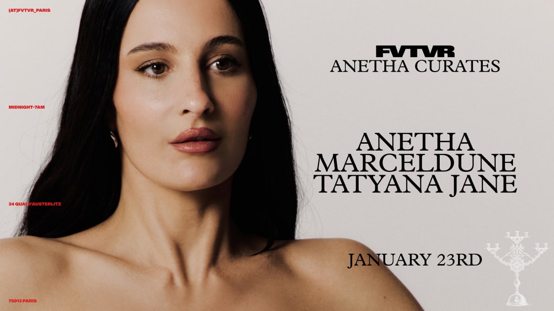 Anetha Curates: Anetha, Marceldune, Tatyana Jane, Paris · Billets Shotgun