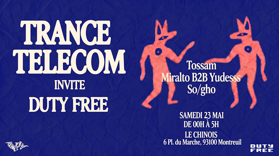 Trance Telecom X Duty Free, Montreuil · Billets Shotgun